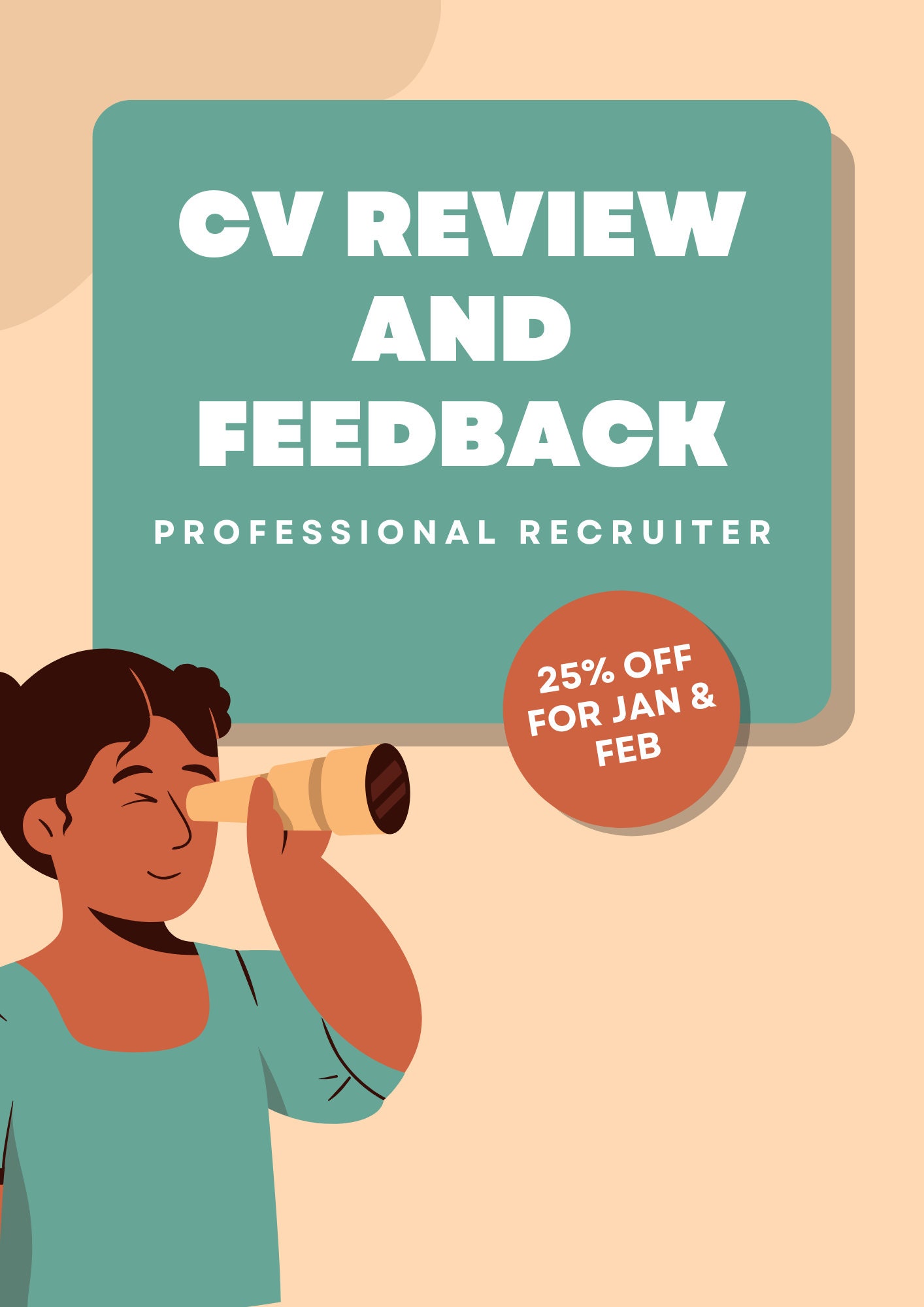 Full CV Review and Template - Etsy