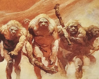 Frank Frazetta, People, Fantasy Art, 1999 Vintage Book Plate, Print - Etsy