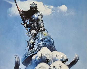 Frank Frazetta, Fantasy Art, 1999 Vintage Book Plate, Print - Etsy