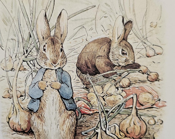 Beatrix Potter, the Tale of Peter Rabbit, Garden, Growing Vegetables ...