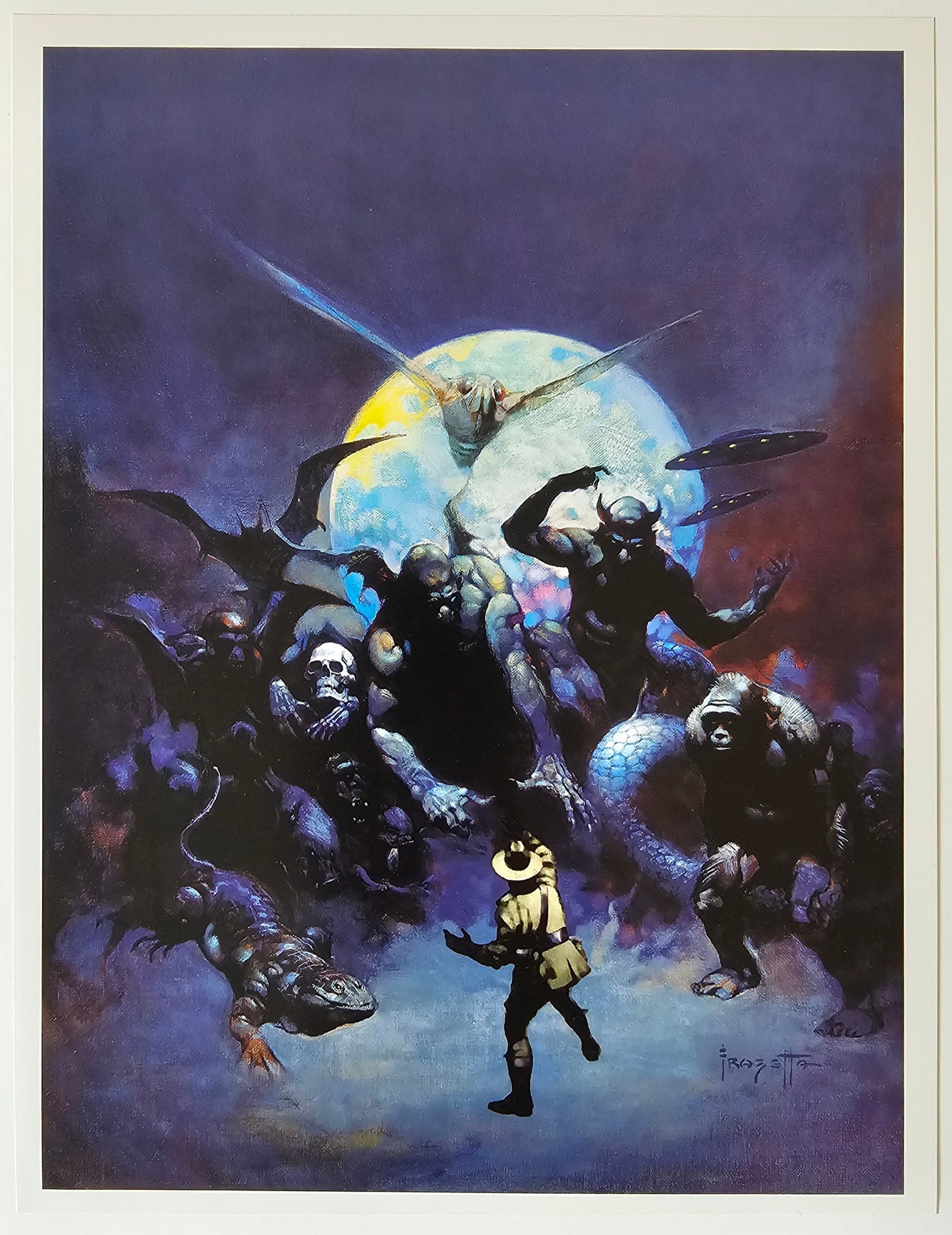 Frank Frazetta, Monsters and Demons, Fantasy Art, 1999 Vintage Book ...