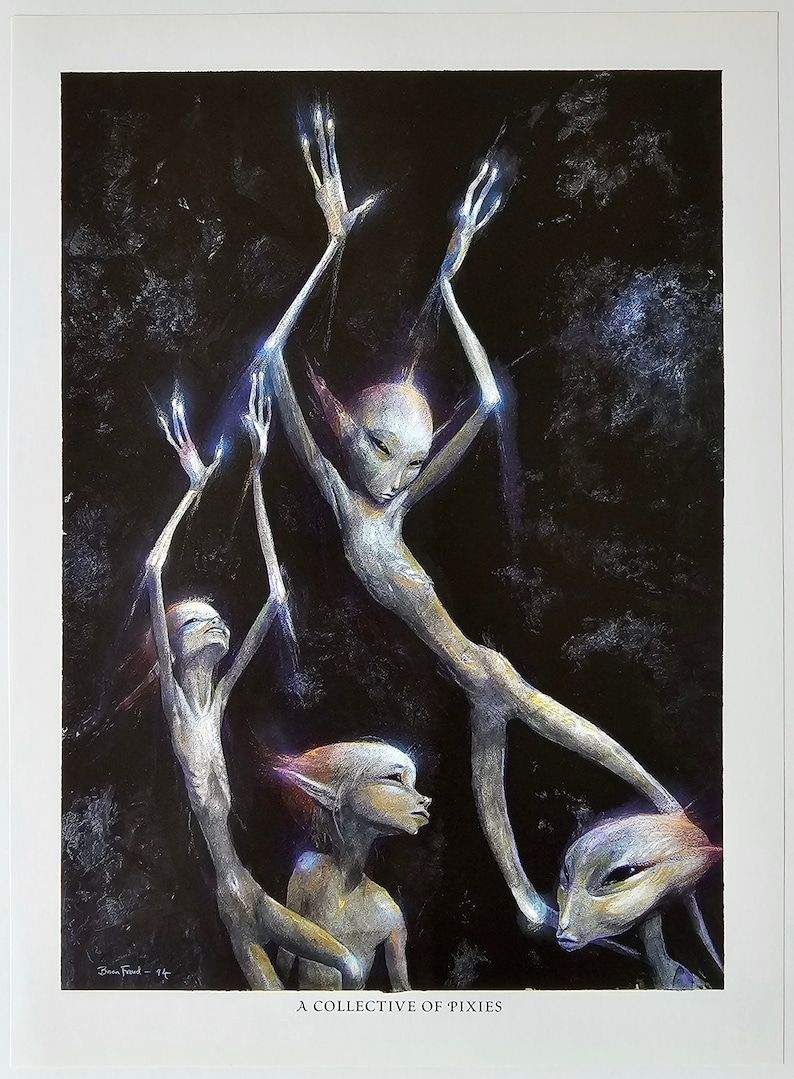 Brian Froud, A Collective of Pixies, Faeries, Fairy, Faries, Fantasy ...