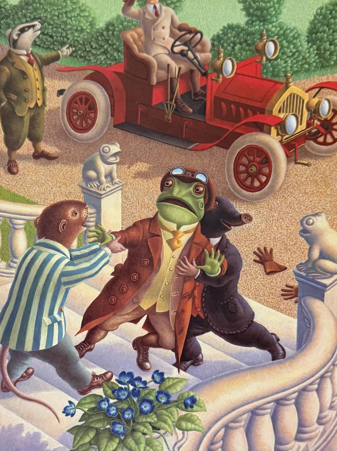 The Wind in the Willows, Badger, Ratty, Mr Toad and Mole, 1988 Vintage ...