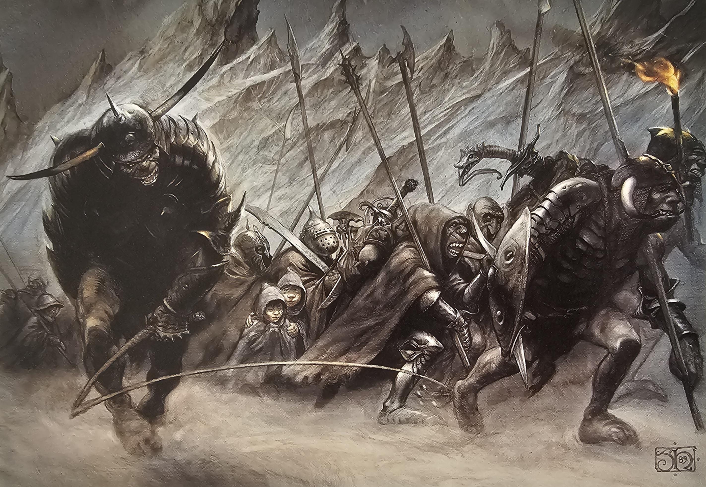 Tolkien, Lord of the Rings, Orcs, Goblins, Battle, War, John Howe, the ...