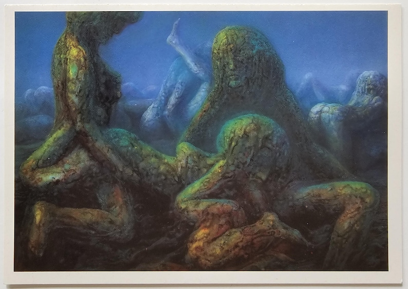 HR Giger, Landscape XV, Fantasy Art, Horror, Science Fiction, 1993 ...