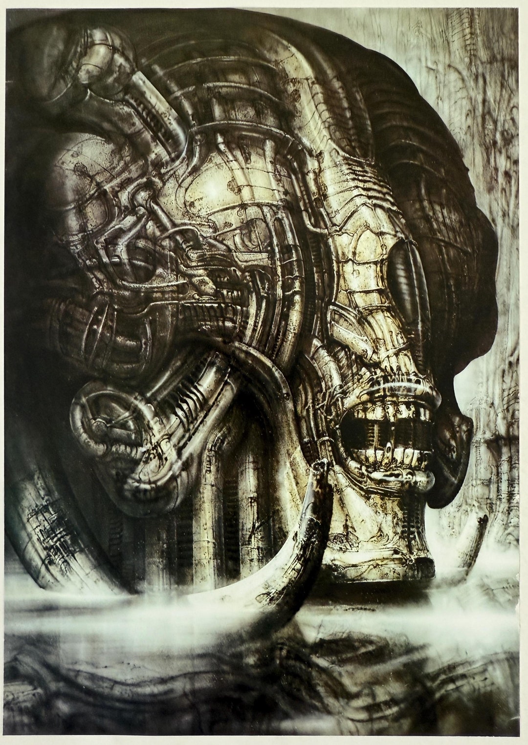 HR Giger, Necronom Illa, Fantasy Art, Horror, Science Fiction, 2001 ...