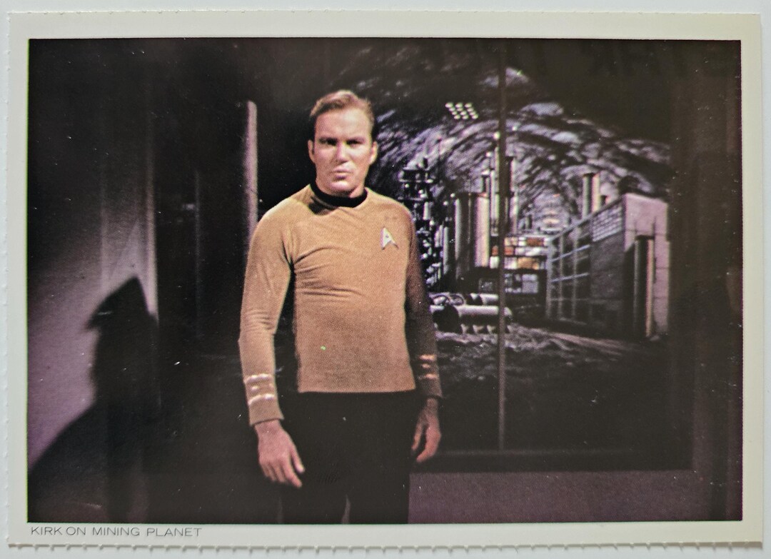 Star Trek, the Original Series, Captain James T Kirk on a Mining Planet ...