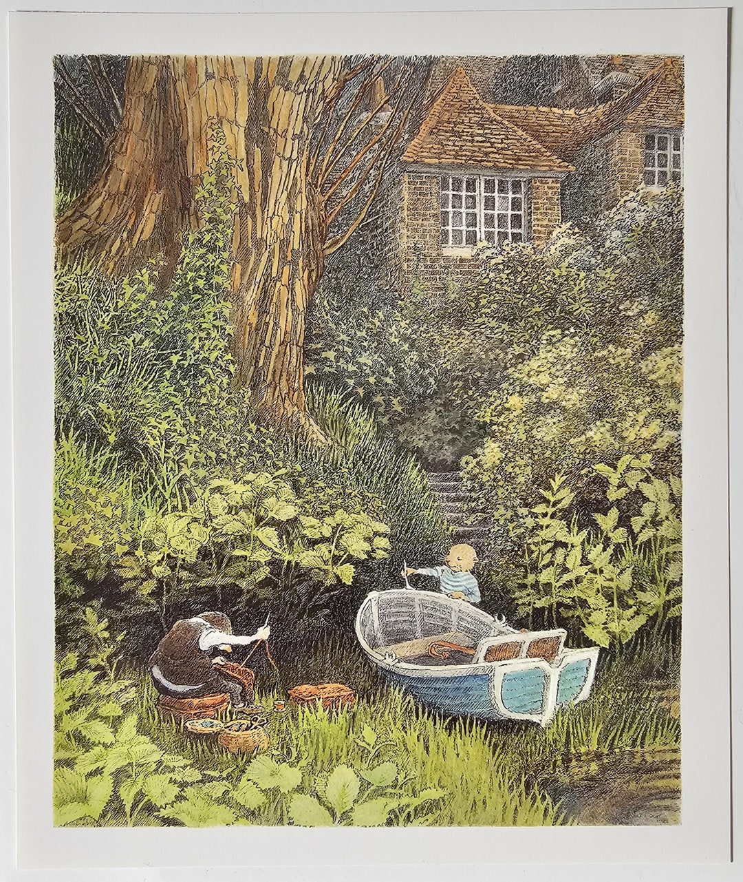 The Wind in the Willows, Ratty, Mole, River Boat, Inga Moore, 2000 ...