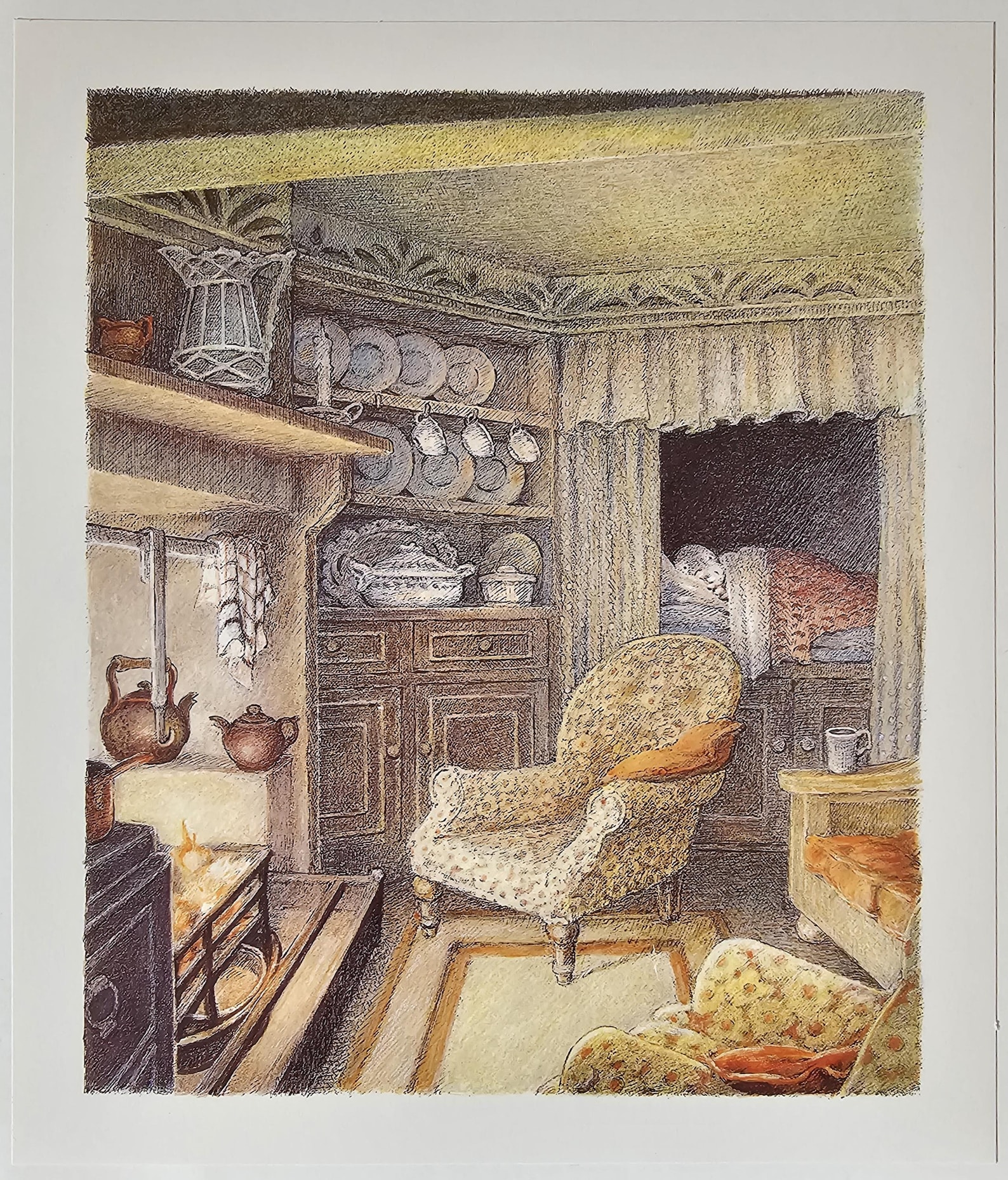 The Wind in the Willows, Sleeping, Inga Moore, 2000 Vintage Book Print ...