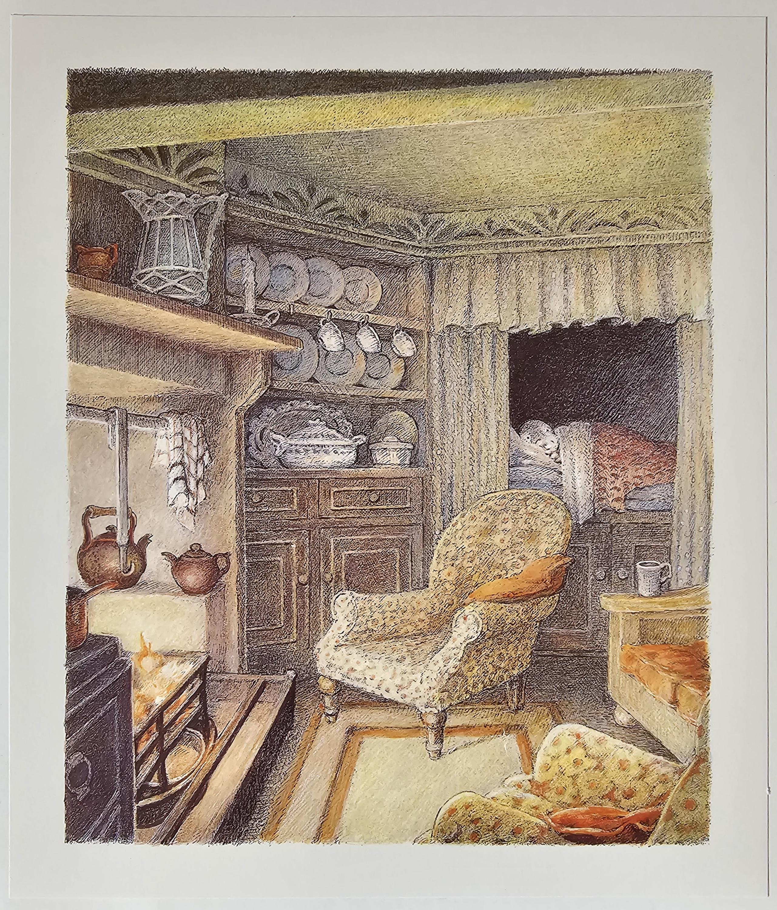 The Wind in the Willows, Sleeping, Inga Moore, 2000 Vintage Book Print ...