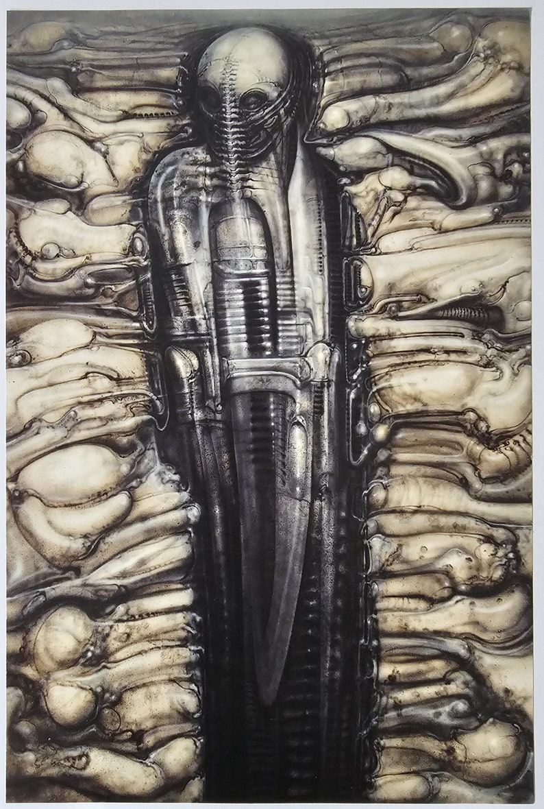 HR Giger, Samurai, Fantasy Art, Horror, Science Fiction, 1996 Vintage ...