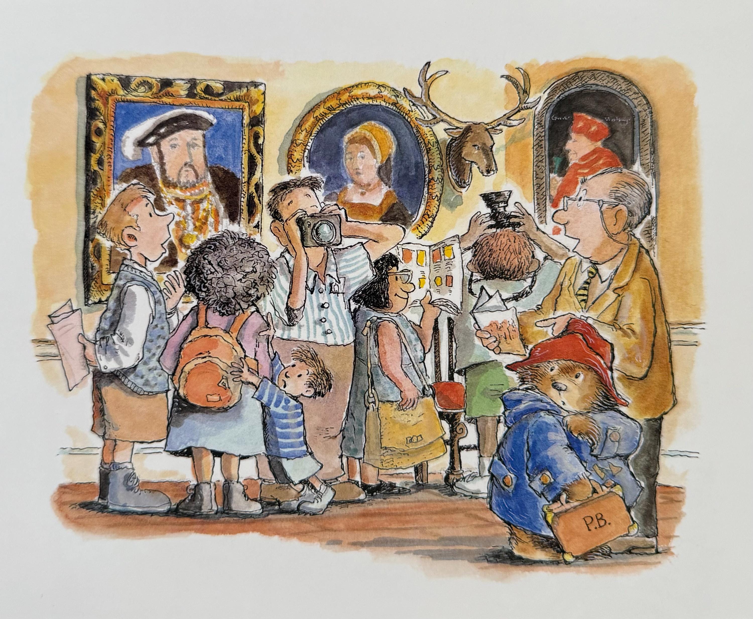 Paddington Bear, Museum, 2002 Vintage Book Print, Bookplate - Etsy