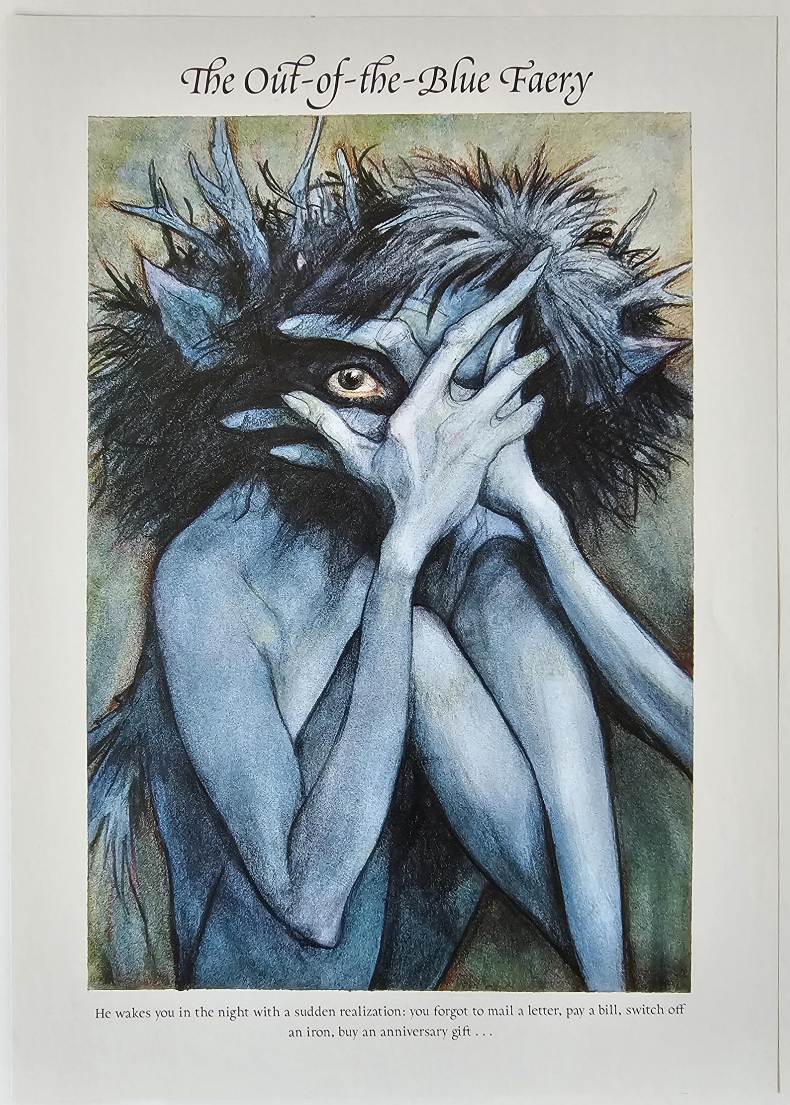 Brian Froud, Faeries, Fairy, Faries, Out of the Blue Faery, Fantasy Art ...