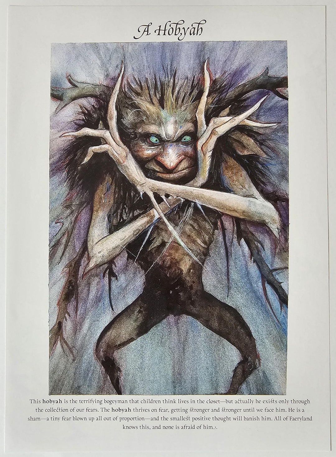 Brian Froud, Faeries, Fairy, Faries, A Hobyah, Fantasy Art, 2000 ...