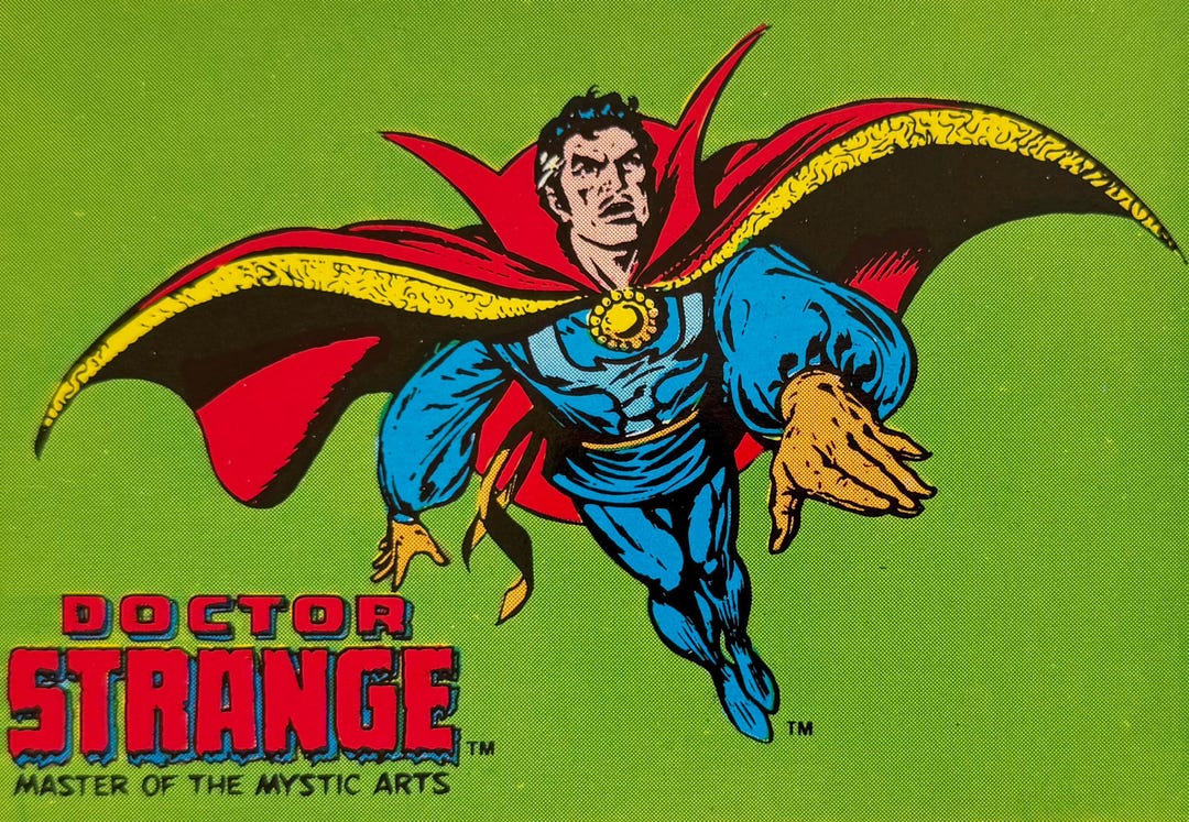 Marvel, Doctor Strange, Superhero, 1978, Vintage Postcard - Etsy