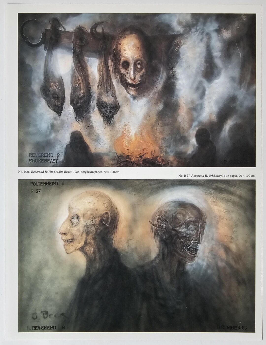 HR Giger, Reverend, Fantasy Art, Horror, Science Fiction, 1996 Vintage ...