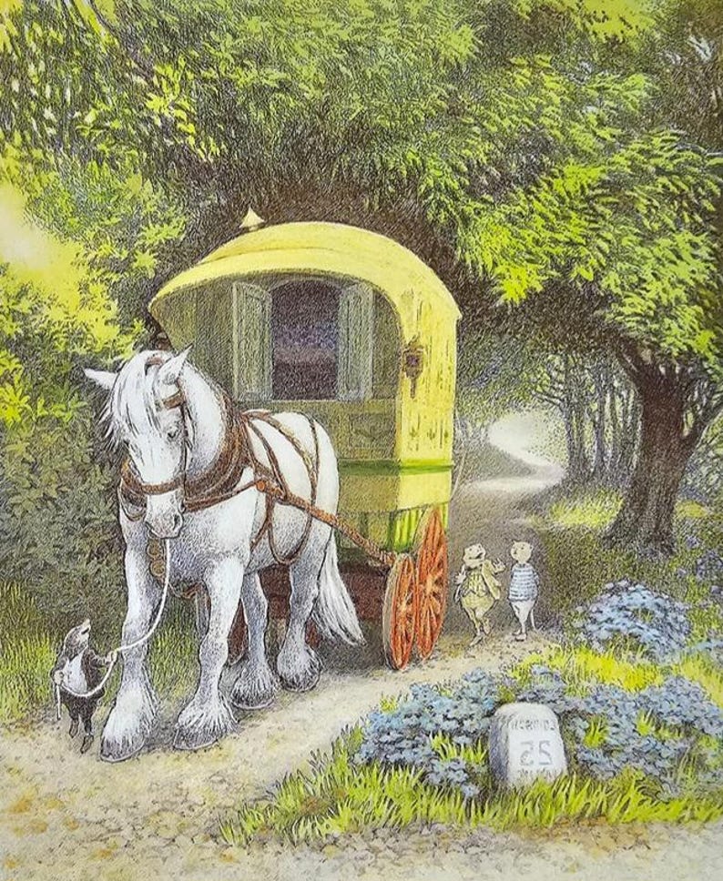 The Wind in the Willows, Mole, Ratty, Mr Toad, Shire Horse, Inga Moore ...