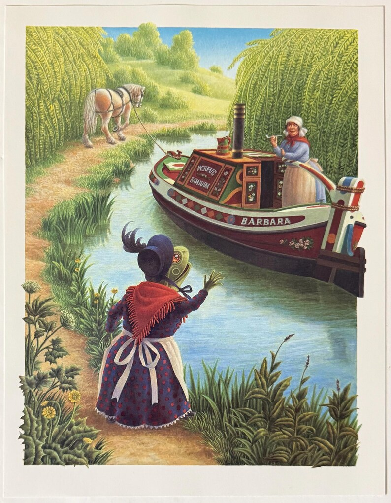 The Wind in the Willows, Mr Toad Waving, Canal Boat, Horse, 1988 ...