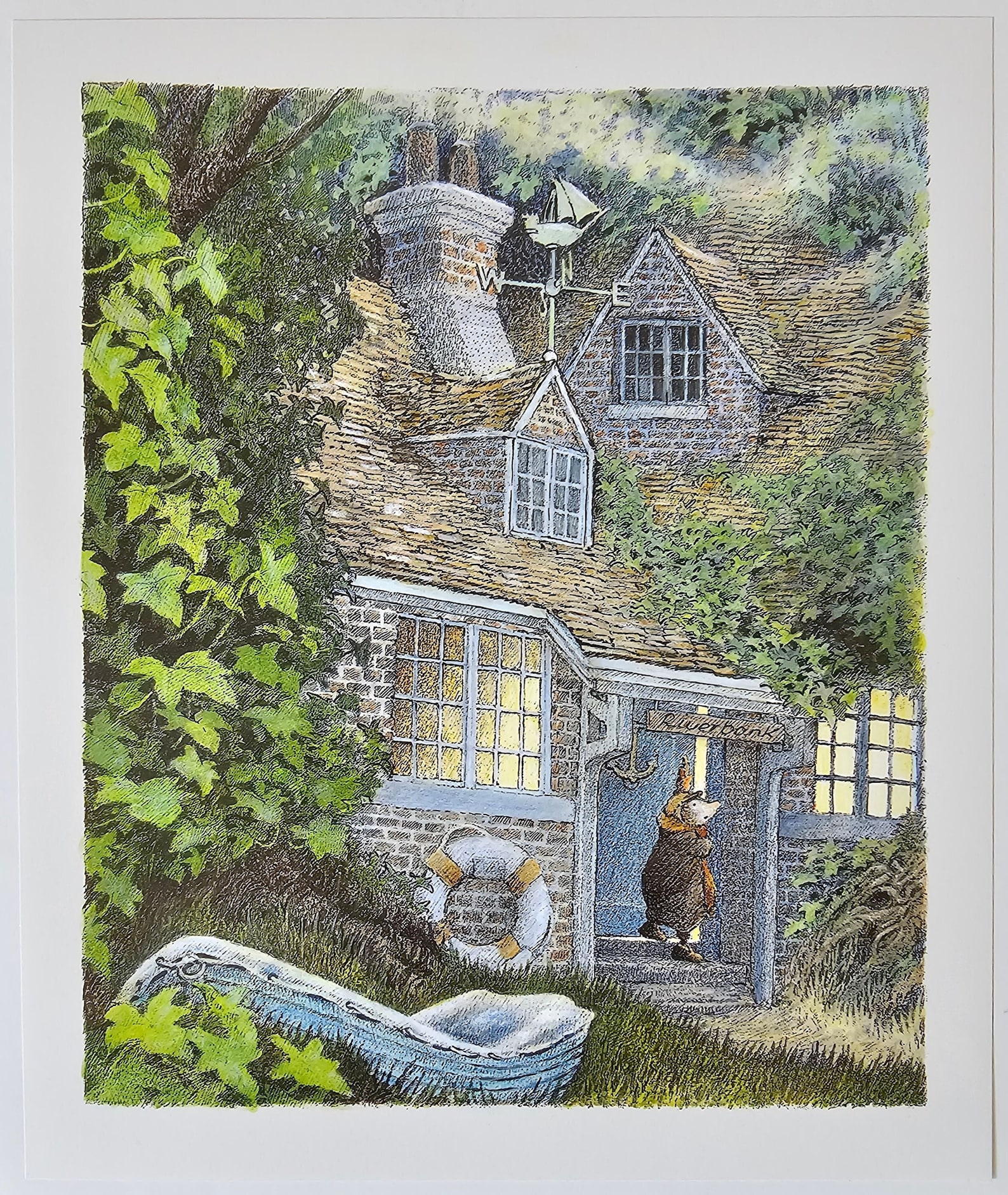 The Wind in the Willows, Mole, Inga Moore, 2000 Vintage Book Print - Etsy