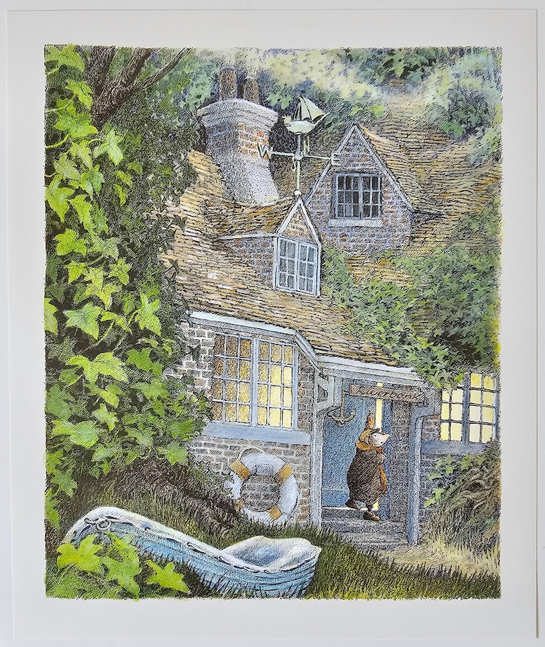 The Wind in the Willows, Mole, Inga Moore, 2000 Vintage Book Print - Etsy