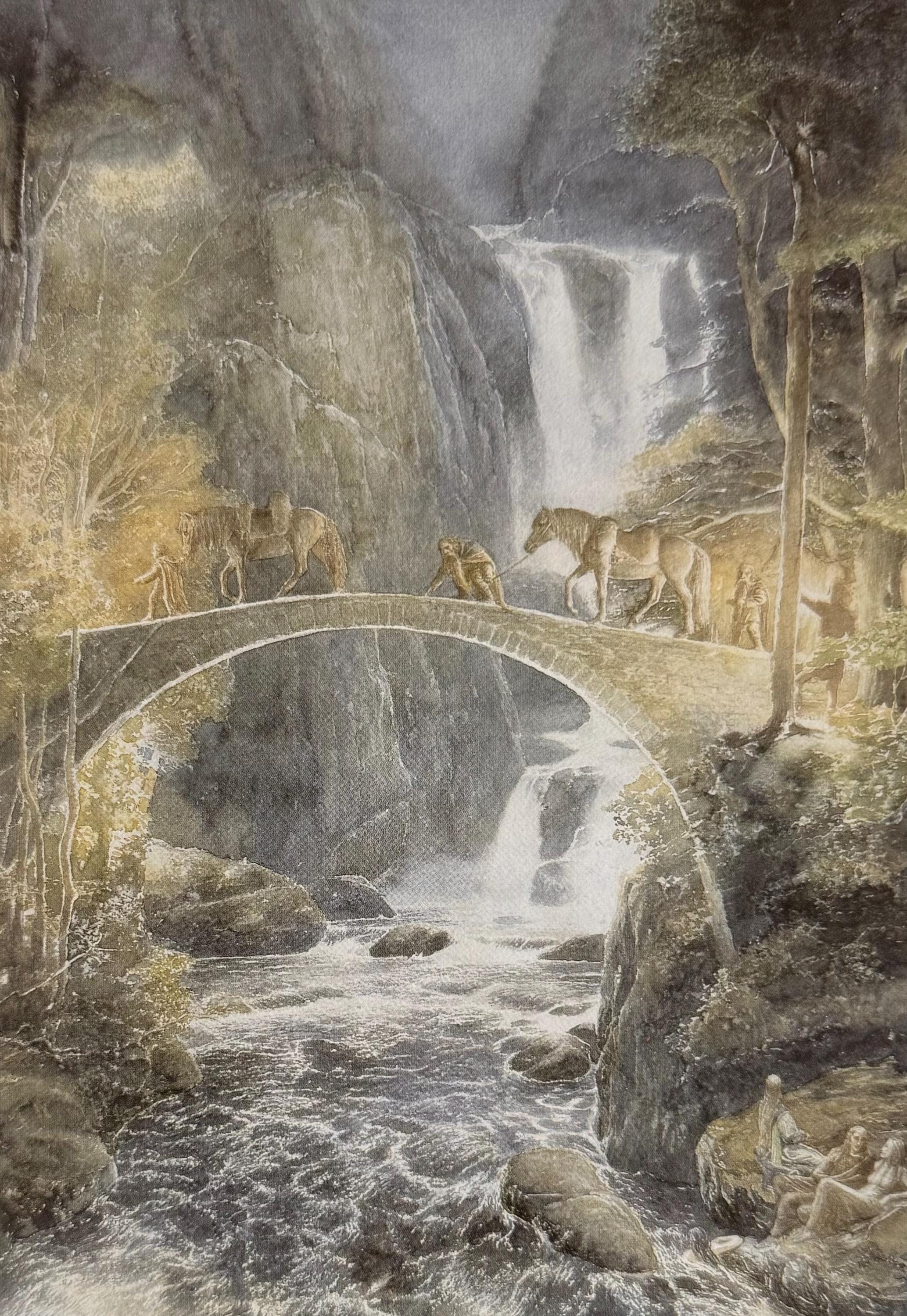 Rivendell Alan Lee Art Of Hobbit Journey To Rivendell — Steemit