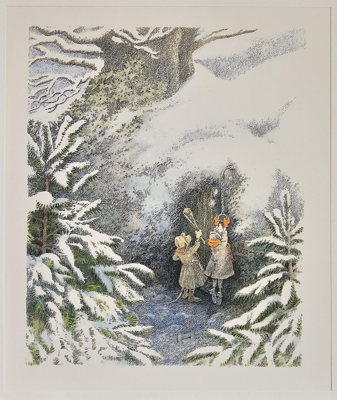 The Wind in the Willows, Ratty and Mole Knocking on Badgers Door ...