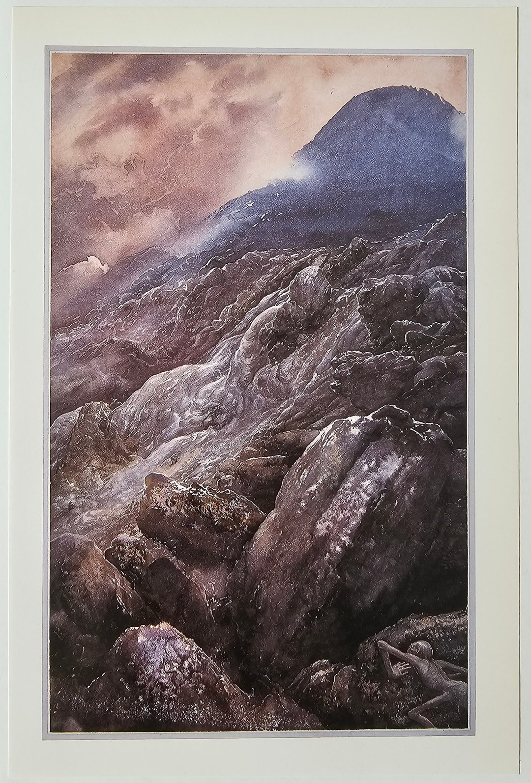 Tolkien, Lord of the Rings, the Hobbit, Mount Doom, Alan Lee, Fantasy ...