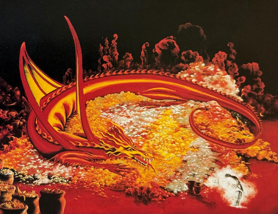 The Glow of Smaug, Dragon, Tolkien, Lord of the Rings, the Hobbit ...