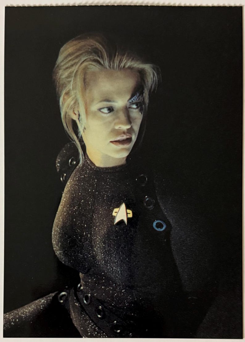 Star Trek Voyager, Seven of Nine, Science Fiction, 1998 Vintage ...