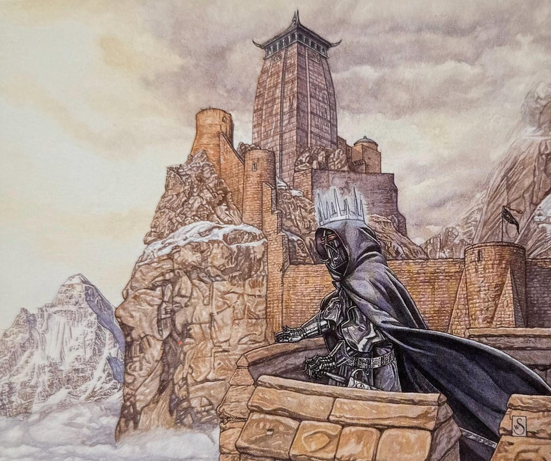Carn Dum, Tolkien, Lord of the Rings, Hobbit, Fantasy Art, 2000 Vintage ...