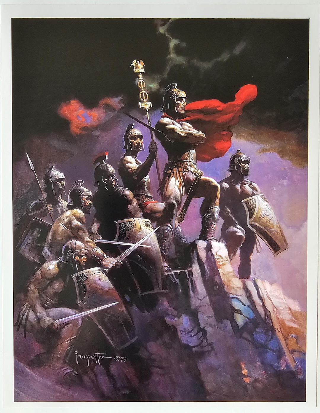 Frank Frazetta, Roman Army, Fantasy Art, 1999 Vintage Book Plate, Print ...