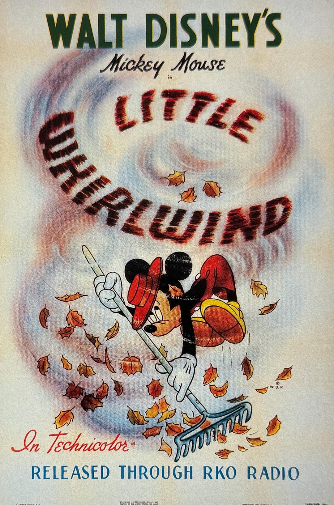 Disney, Mickey Mouse, Whirlwind, Windy, 1991 Vintage Postcard - Etsy