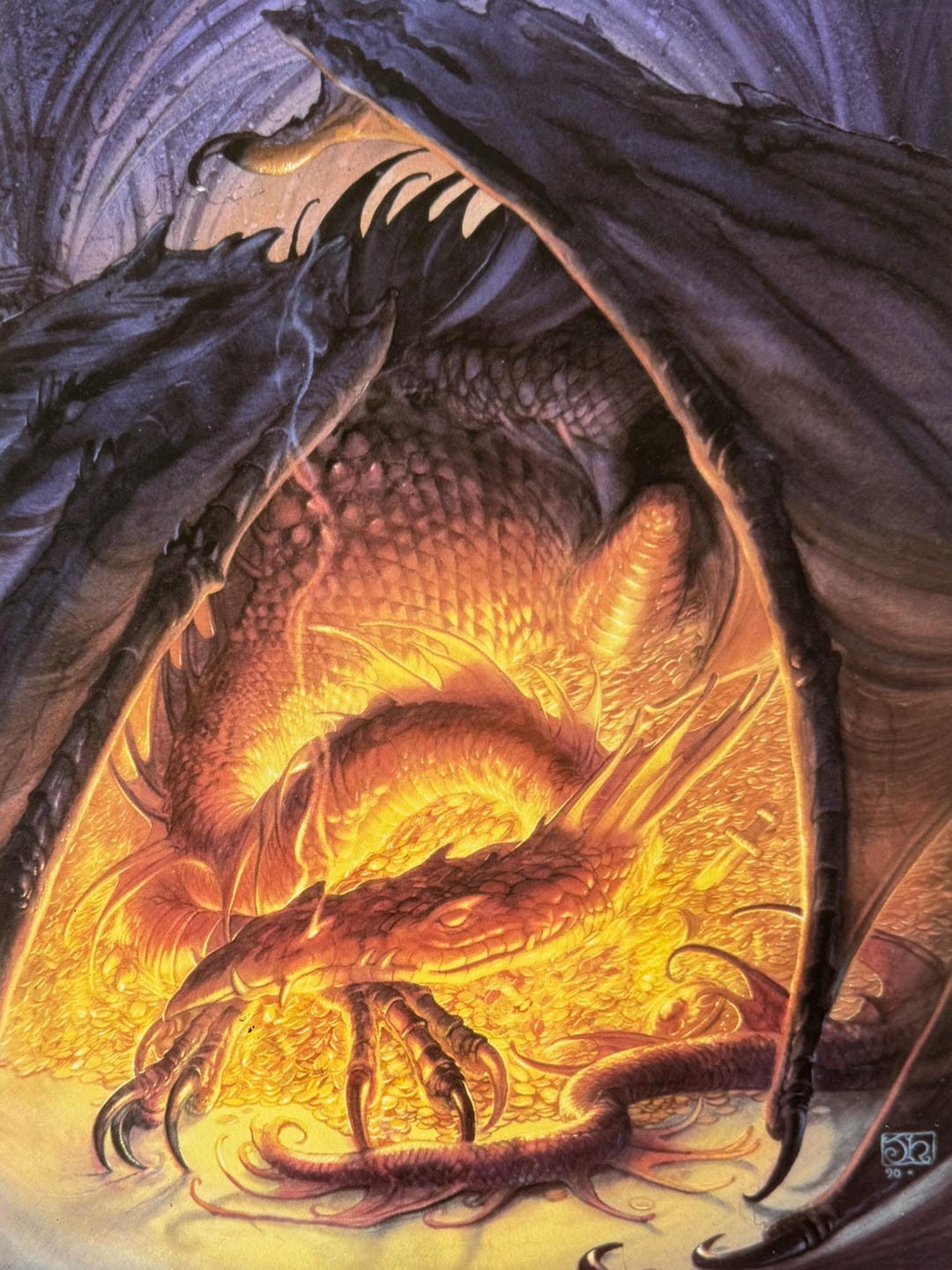 Smaug, Dragon, Tolkien, Lord of the Rings, the Hobbit, Fantasy Art ...