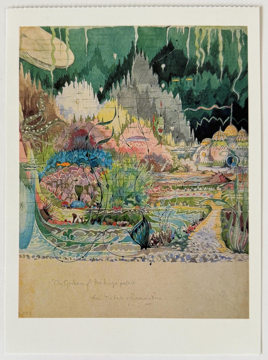 Tolkien, Lord of the Rings, Hobbit, the Gardens of the Merkings Palace ...