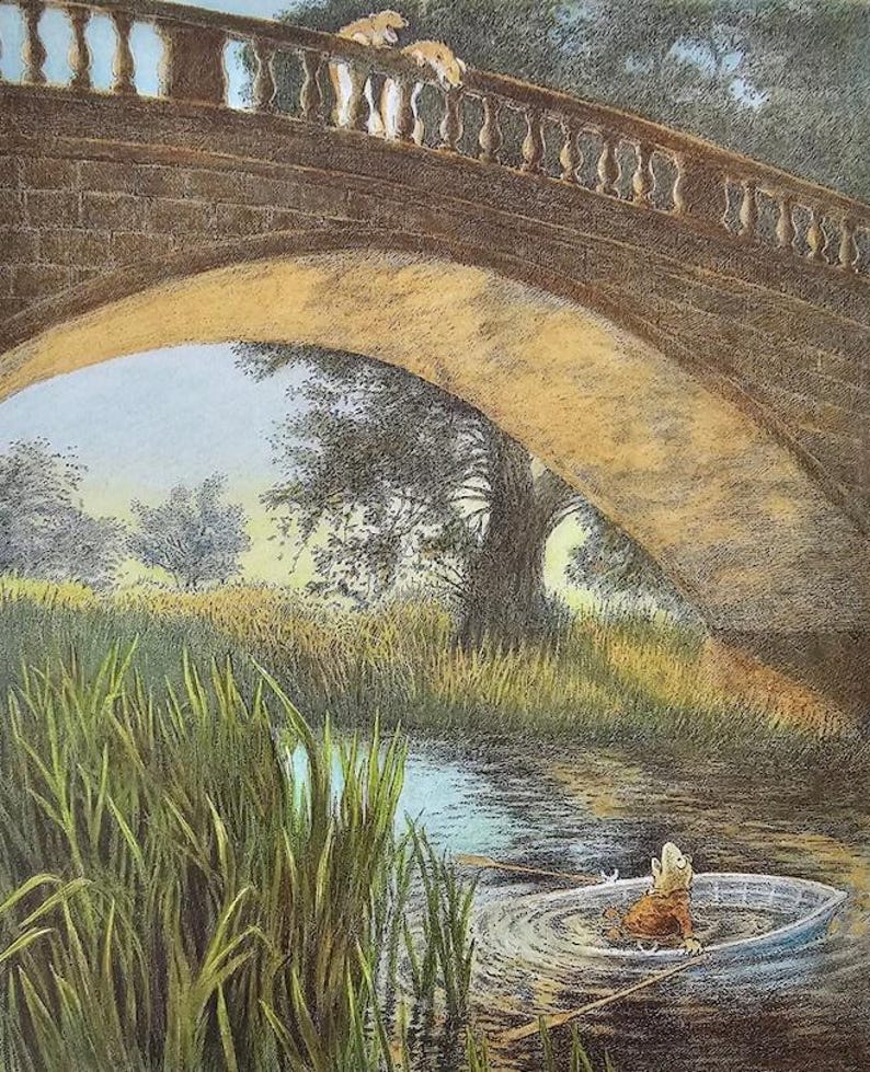 The Wind in the Willows, Mr Toad, Inga Moore, 2000 Vintage Book Print ...