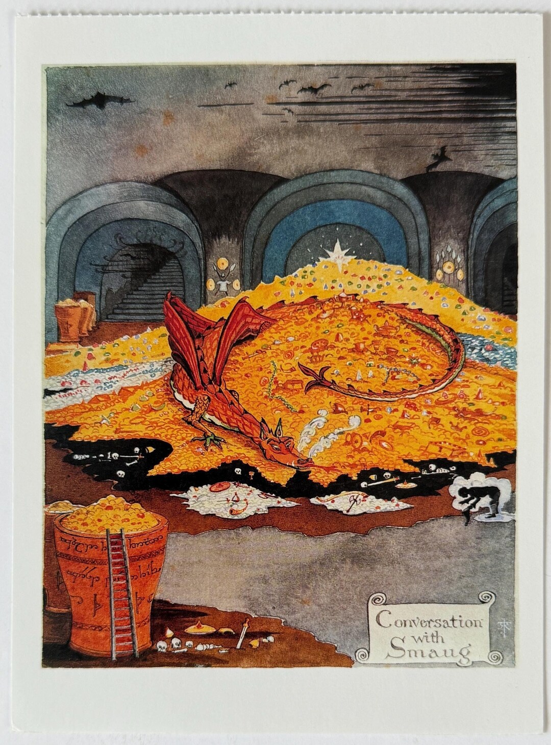 Tolkien, Lord of the Rings, Hobbit, Conversation With Smaug, Dragon ...
