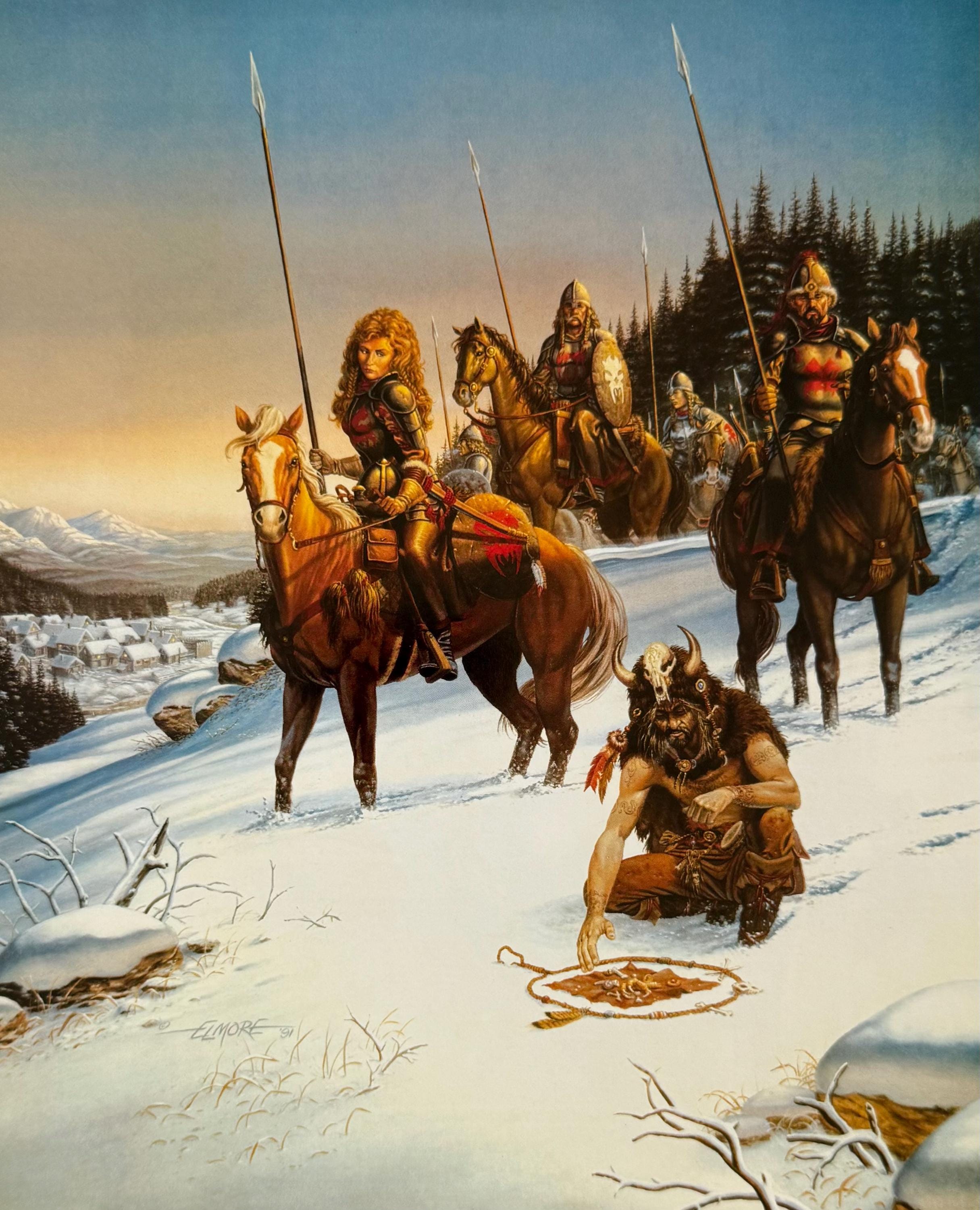 Dungeons and Dragons, Dragonlance, Sentry, Larry Elmore, Fantasy Art ...