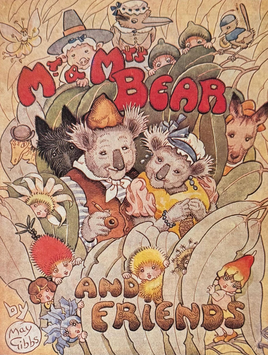 Gumnut Babies, Mr and Mrs Koala Bear, May Gibbs, Australian Bush ...