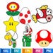 Mario Svg, Super Mario Svg, Clipart Bundle, Mario Svg Cut Files for ...