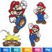 Mario Svg, Super Mario Svg, Clipart Bundle, Mario Svg Cut Files for ...