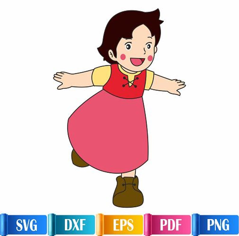Heidi Svg, Heidi Gift Svg, Heidi Printable, Stickers, Decorative ...