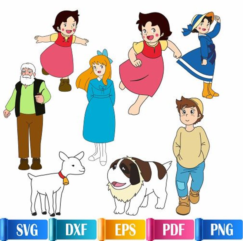 Heidi Svg, Heidi Gift Svg, Heidi Printable, Stickers, Decorative ...