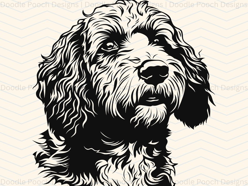 Cockapoo SVG Files SVG for Commercial Use Dog SVG File Cockapoo Vector ...