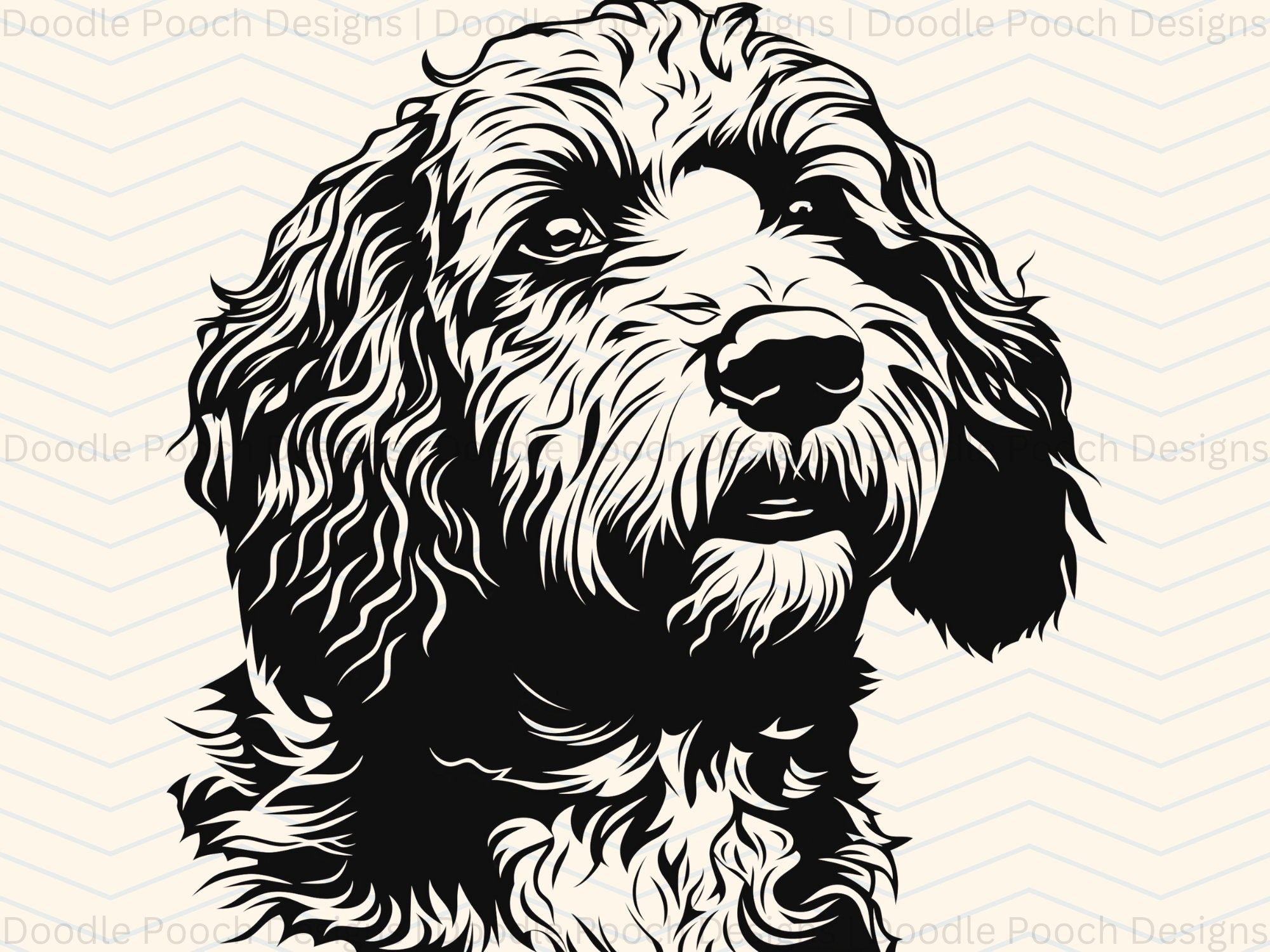 Cockapoo SVG Files SVG for Commercial Use Dog SVG File Cockapoo Vector ...