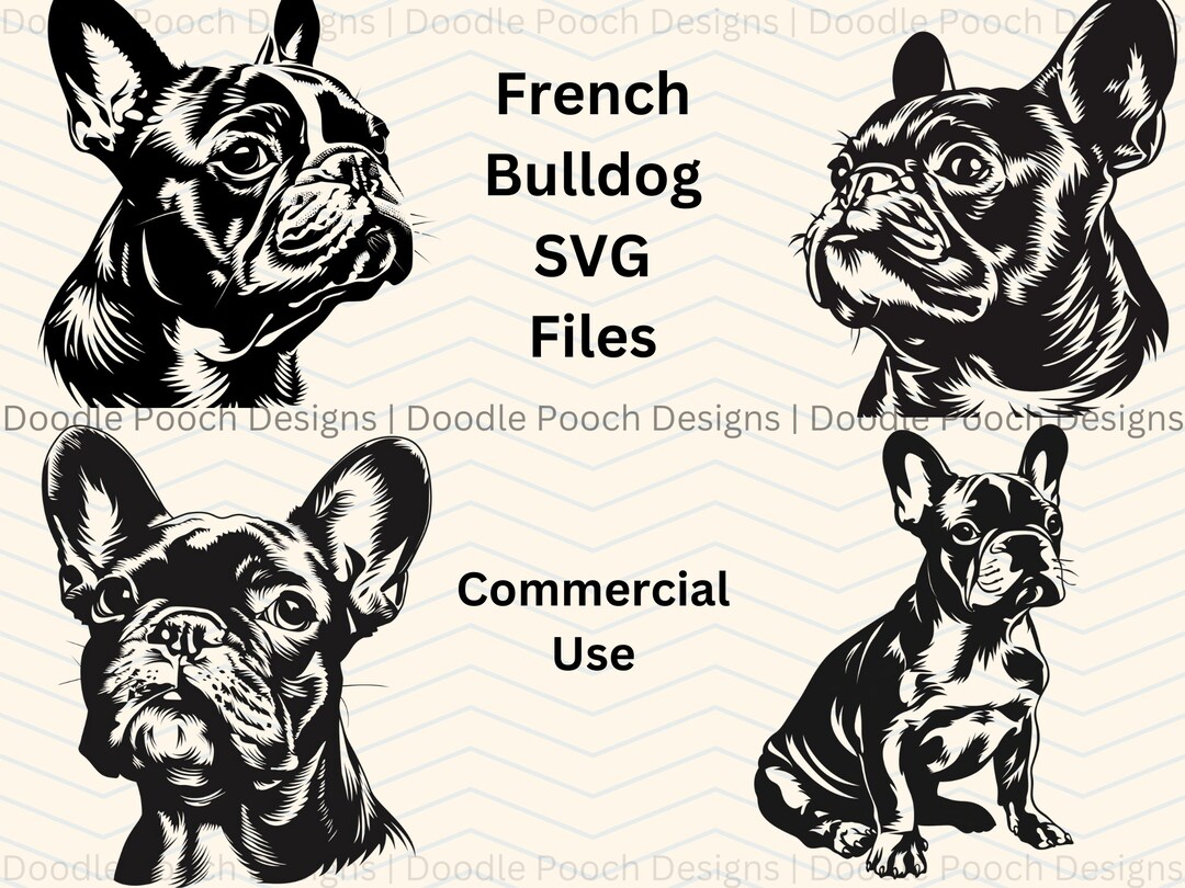 French Bulldog SVG Files Frenchie SVG Files SVG for Commercial Use Dog ...