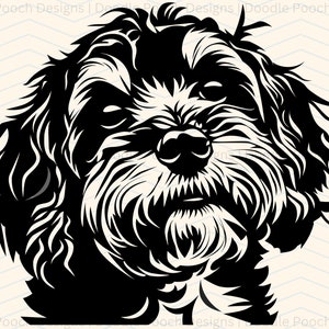 Cockapoo SVG Files SVG for Commercial Use Dog SVG File Cockapoo Vector ...