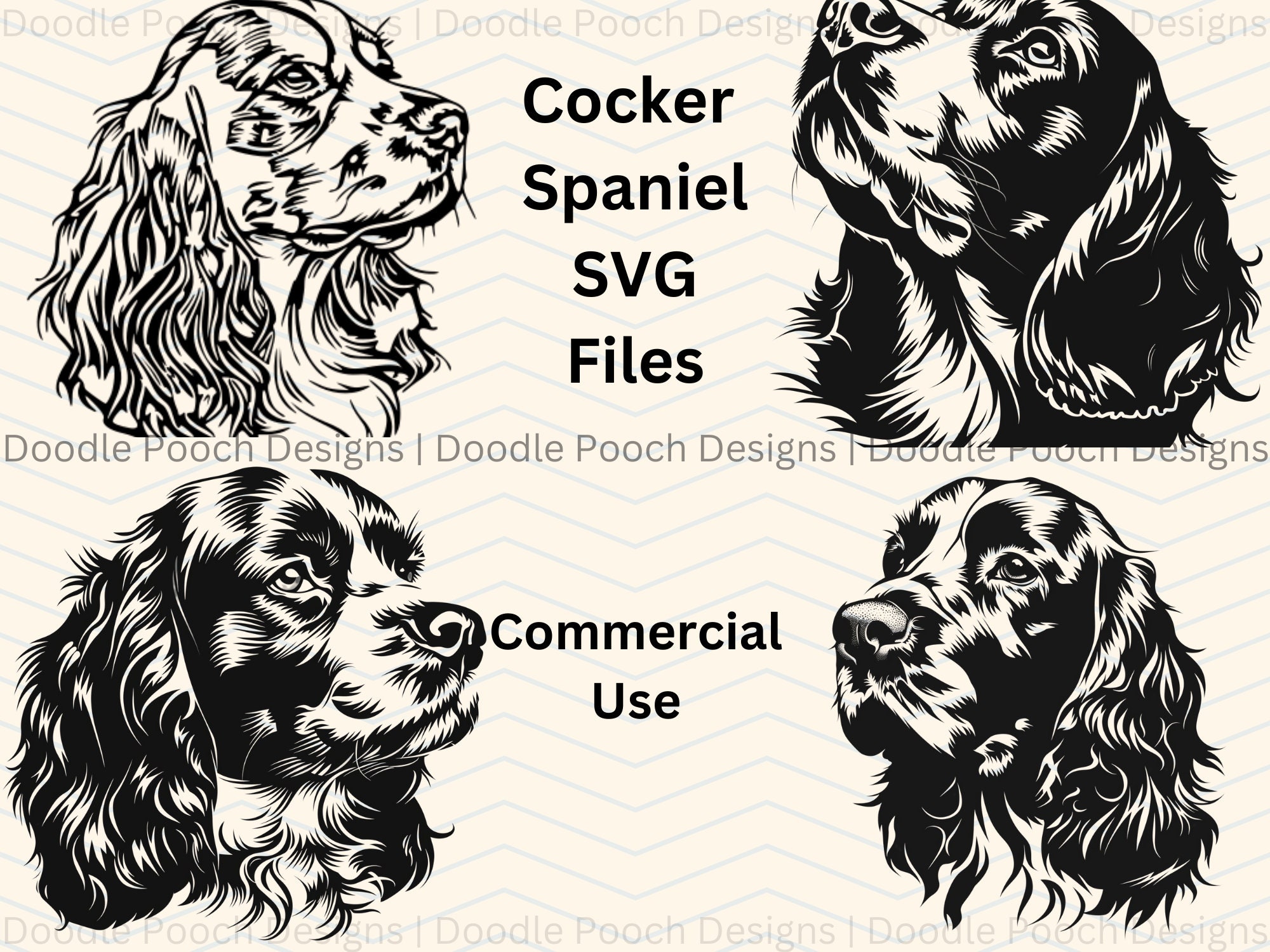 Cocker Spaniel SVG Files SVG for Commercial Use Dog SVG File Cocker ...