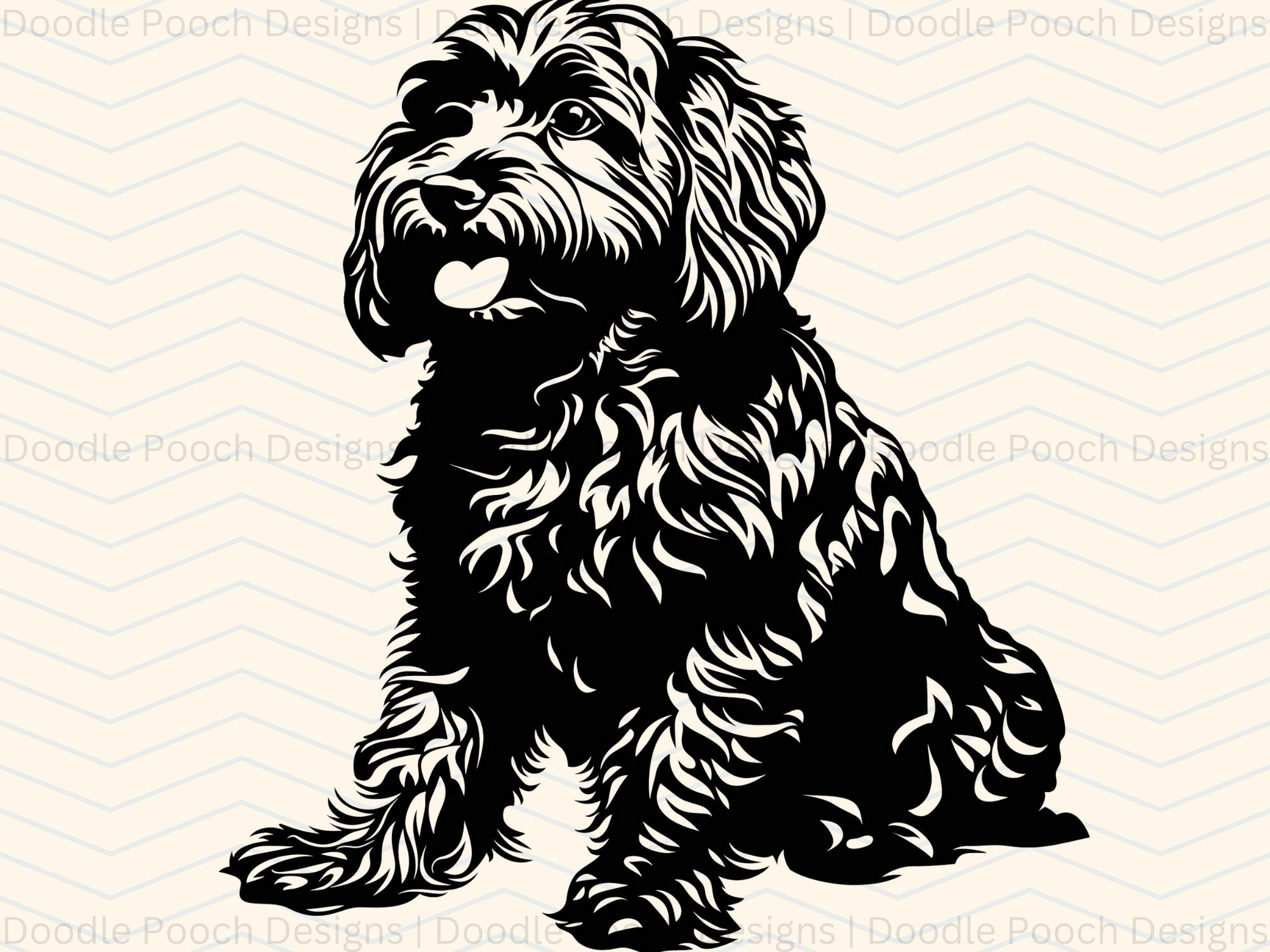 Cockapoo SVG Files SVG for Commercial Use Dog SVG File Cockapoo Vector ...