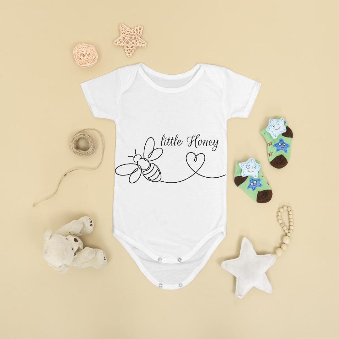 Little Honey – Cute Bee Line Art | Digital Download | Baby & Children's ...