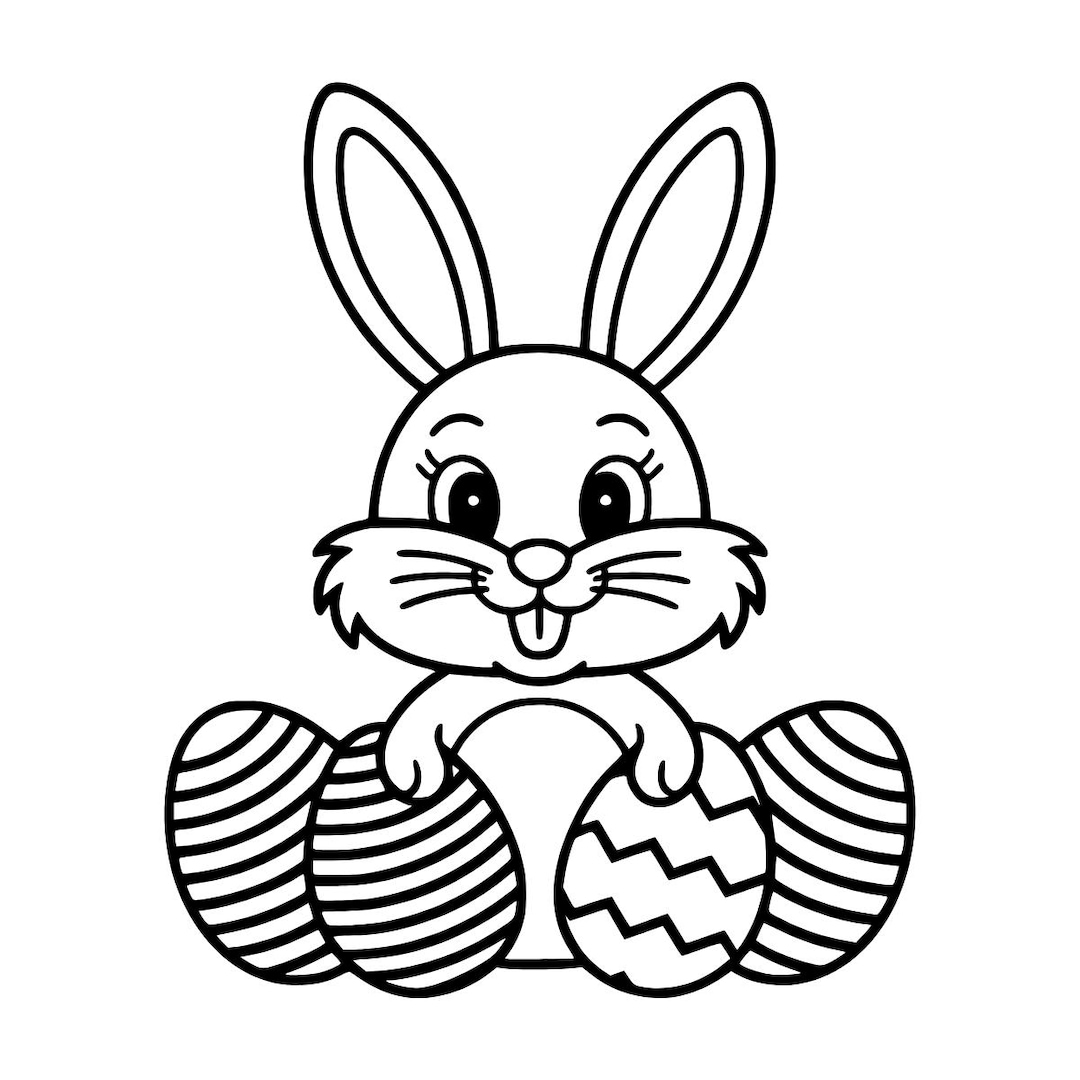 Easter Bunny SVG – Easter Bunny – Rabbit – Cute Bunny Clipart – Digital ...